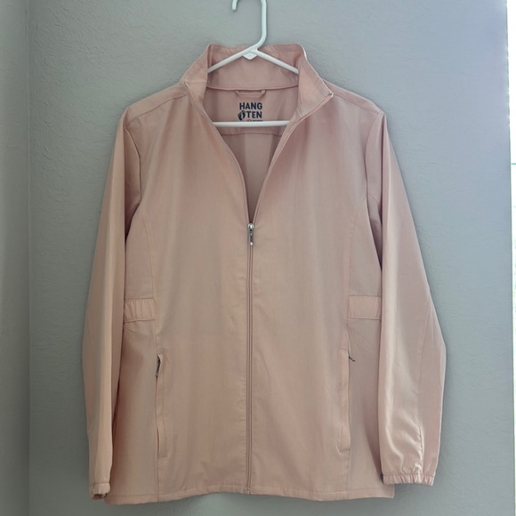 Hang Ten | Jackets & Coats | Hang Ten Pink Utility Jacket Lightweight ...